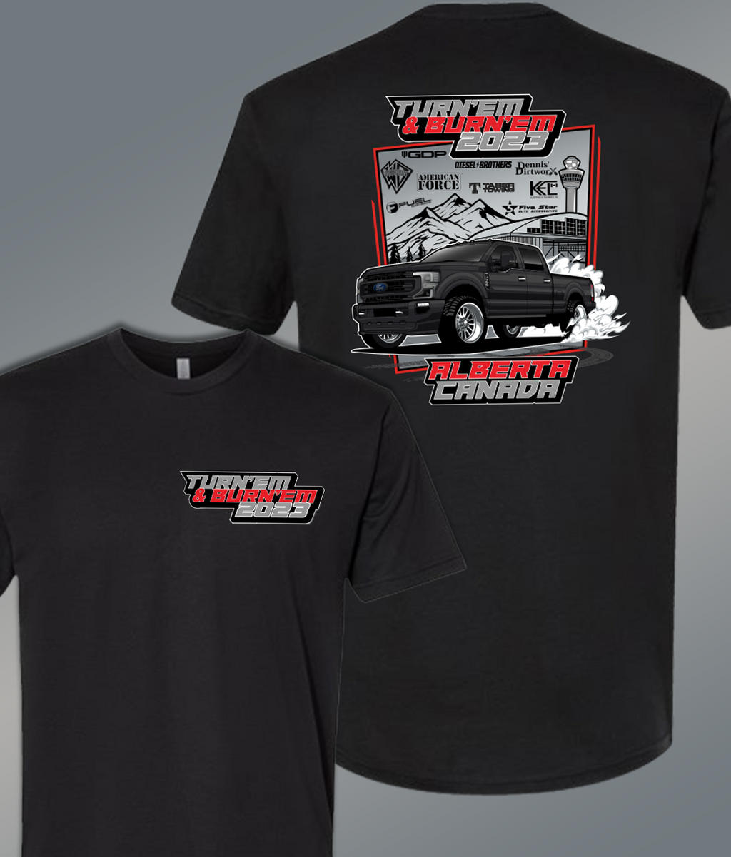 Turn 'Em & Burn 'Em 2023 T-Shirt – DIESELR Corp.